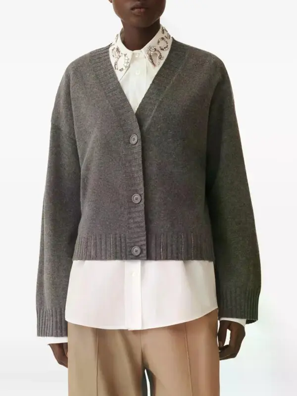 Fabiana Filippi Cashmere Cardigan - Grey