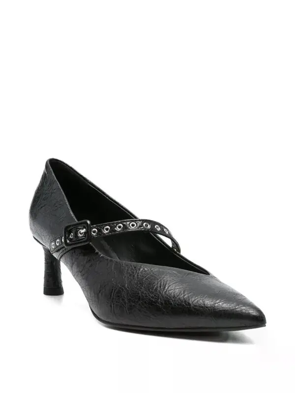 HALMANERA 55mm Studded Pointed-toe Pumps