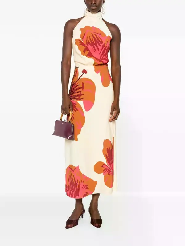 Johanna Ortiz Best Of Times Midi Dress - Neutrals