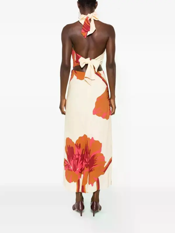 Johanna Ortiz Best Of Times Midi Dress - Neutrals