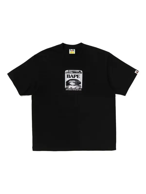 A BATHING APE Can Food Logo Relaxed-fit T-shirt