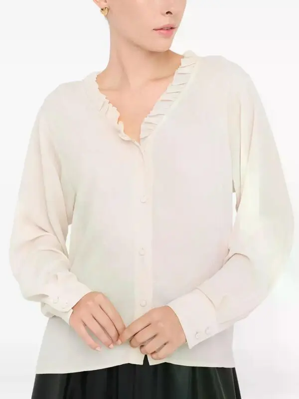 Liu Jo Ruffled Georgette Shirt