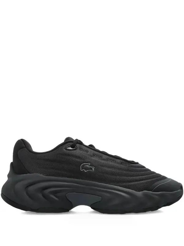 Lacoste Textured Chunky Sneakers - Black