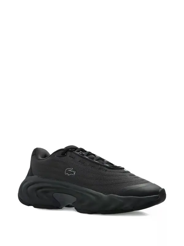 Lacoste Textured Chunky Sneakers - Black