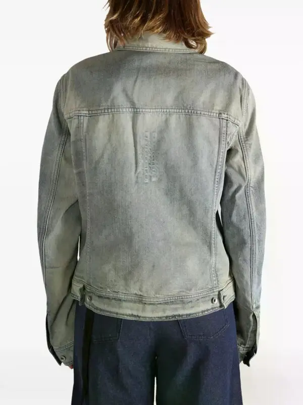 Rick Owens Cotton Denim Jacket - Grey