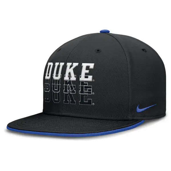 Nike Duke Primetime True Dri-fit College Fitted Cap - Black