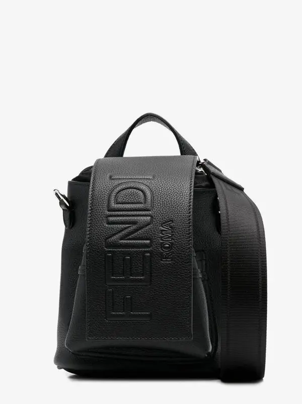 Fendi Mini Strike Cher Messenger Bag - Black