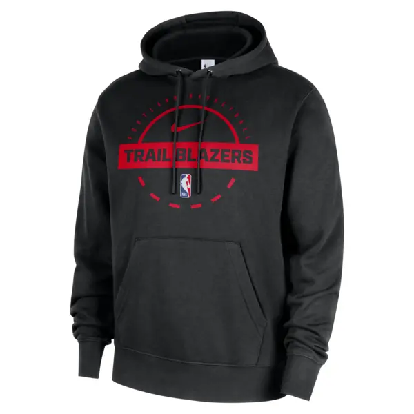 Nike Portland Trail Blazers Club Nba Practice Pullover Hoodie