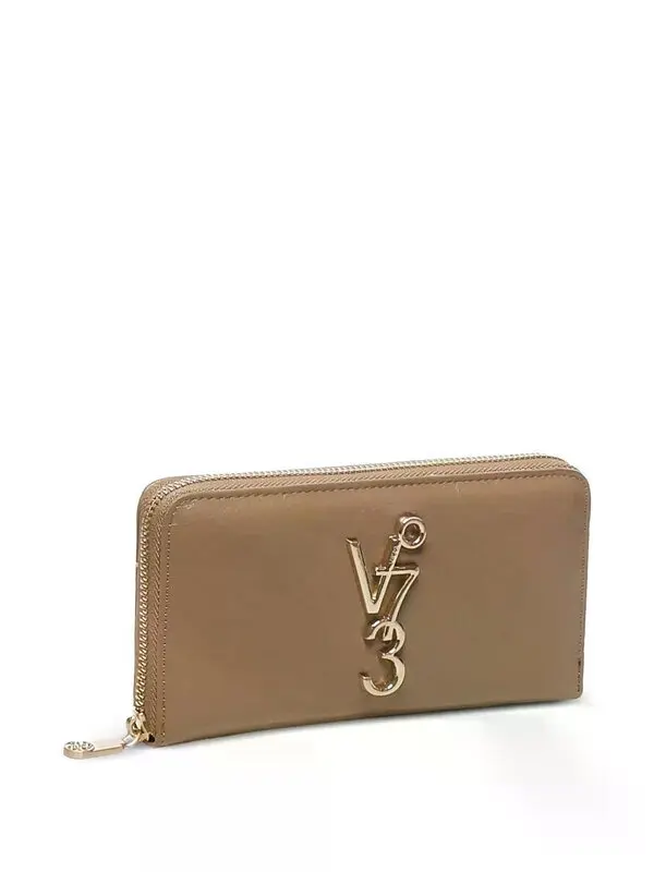 V°73 Logo-plaque Zip-around Wallet