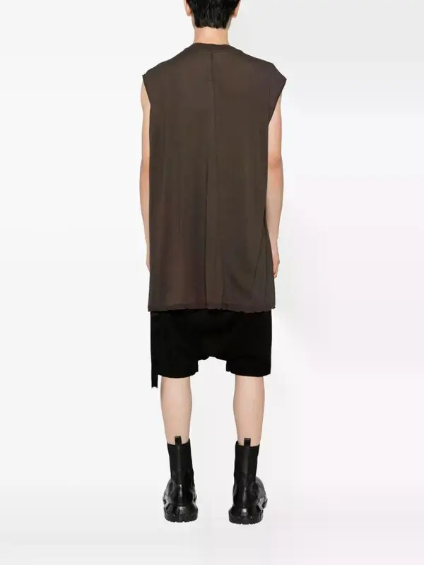 Rick Owens Sleeveless T-shirt - Brown