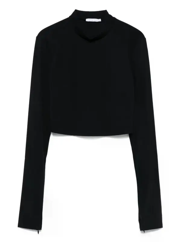 Patrizia Pepe Long-sleeve High-neck Top