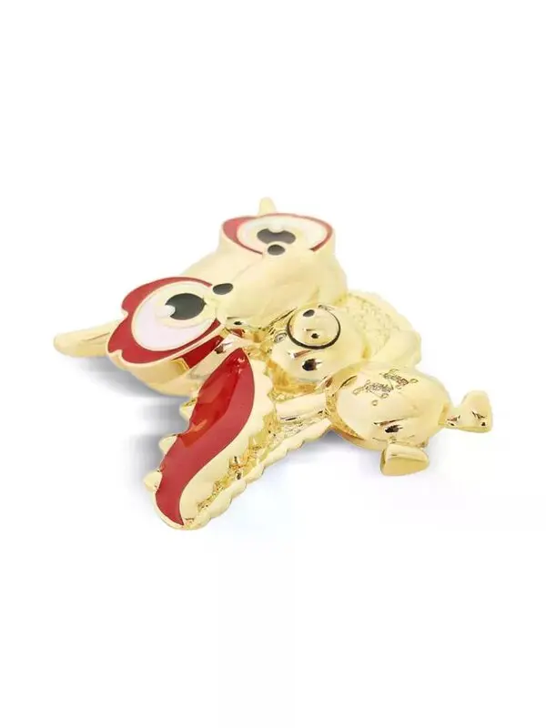 Max Mara Teddy Dragon Brooch