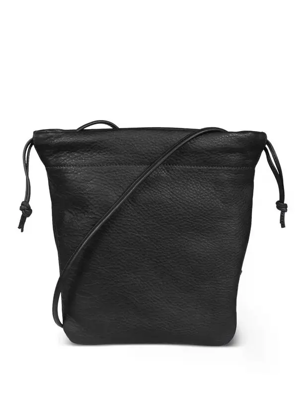 Il Bisonte Leather Drawstring Cross Body Bag