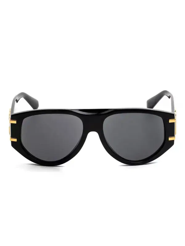Dolce & Gabbana Logo-detail Sunglasses - Black