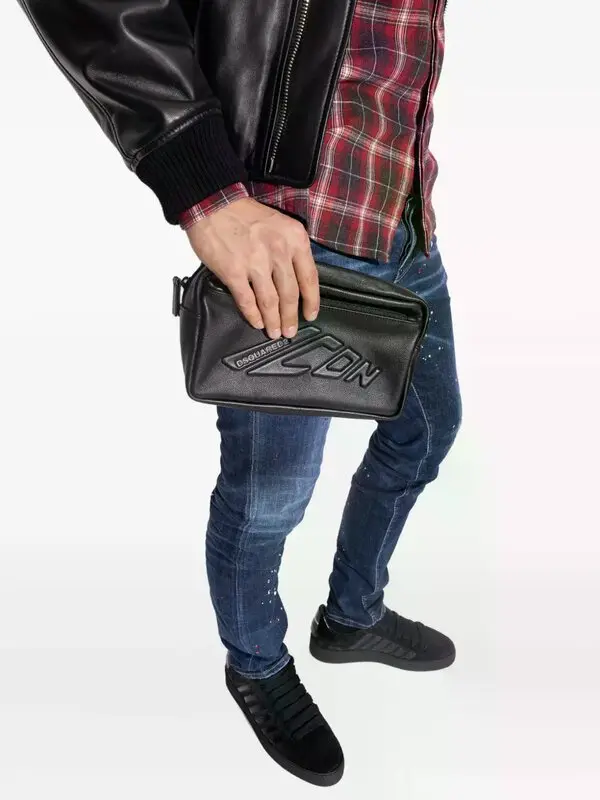 Dsquared2 Icon Leather Wash Bag