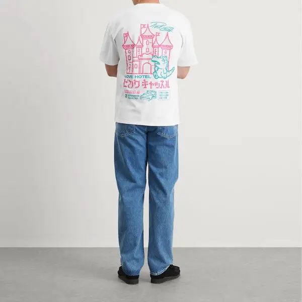 Edwin Pink Castle T-shirt
