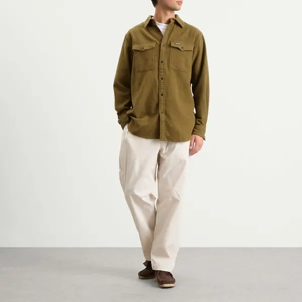 DUBBLEWARE Notched Pocket Flannel Shirt