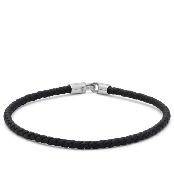 Miansai Cruz Leather Bracelet - Black