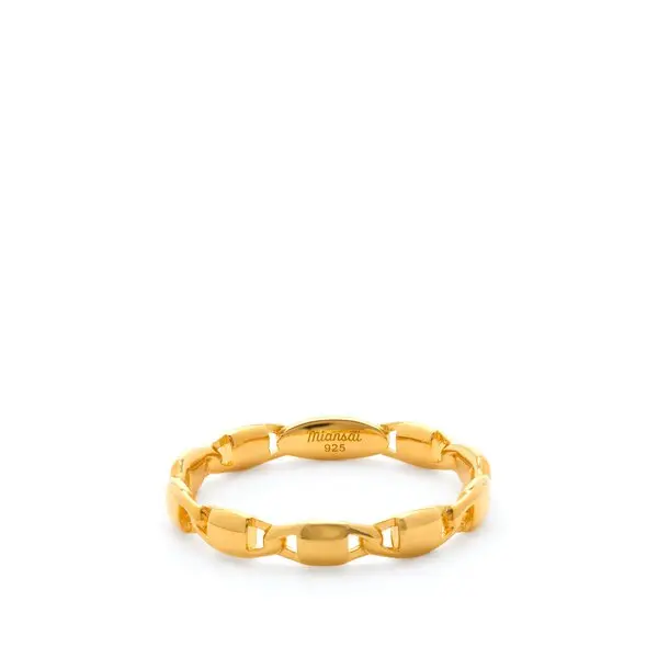 Miansai Ova Ring - Gold