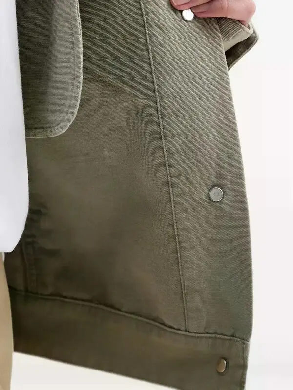 A.p.c. Cally Button-fastening Jacket - Green