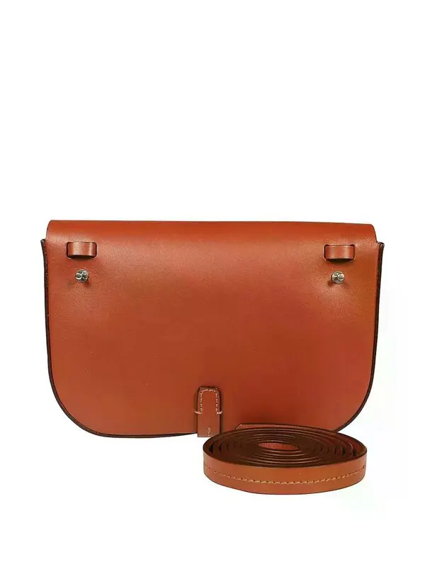 Il Bisonte Flap Closure Leather Shoulder Bag
