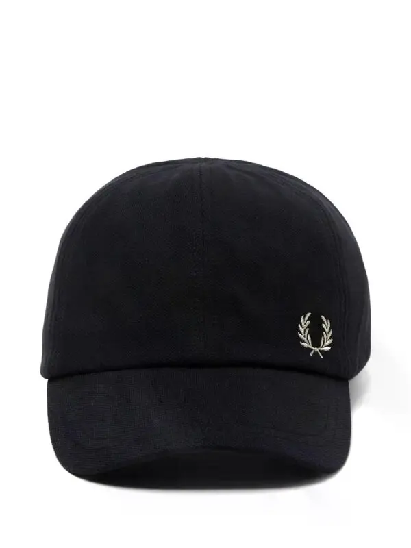 Fred Perry Logo-embroidered Baseball Cap - Black