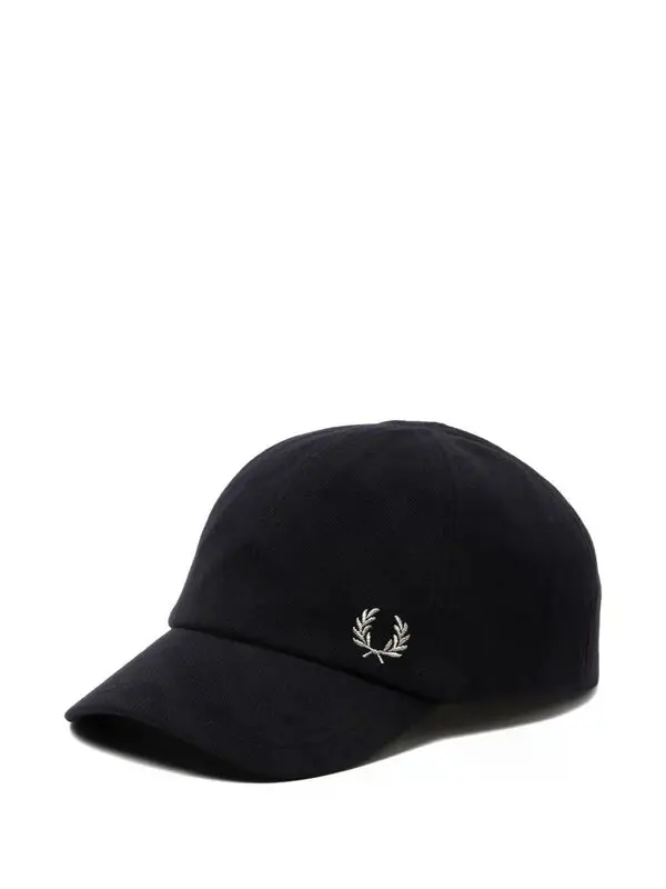 Fred Perry Logo-embroidered Baseball Cap - Black