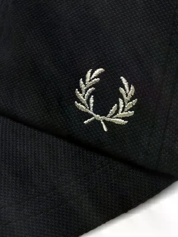 Fred Perry Logo-embroidered Baseball Cap - Black