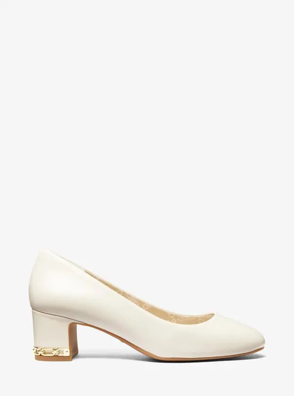 Michael Kors June Flex Leather Pump - Natural