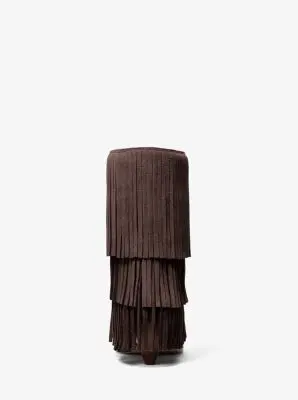 Michael Kors Jayla Fringed Suede Boots