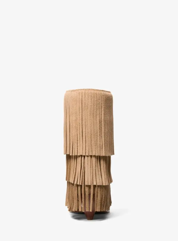 Michael Kors Jayla Fringed Suede Boots