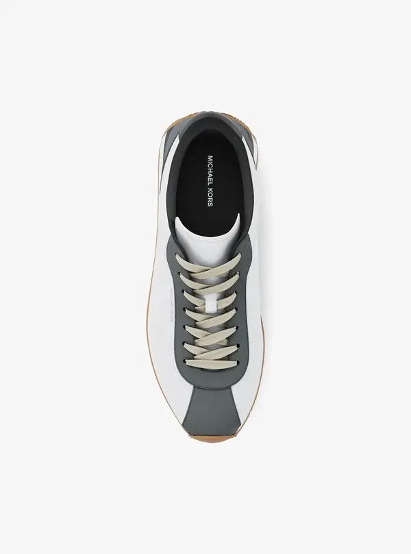 Michael Kors Rhodes Mixed-media Trainers
