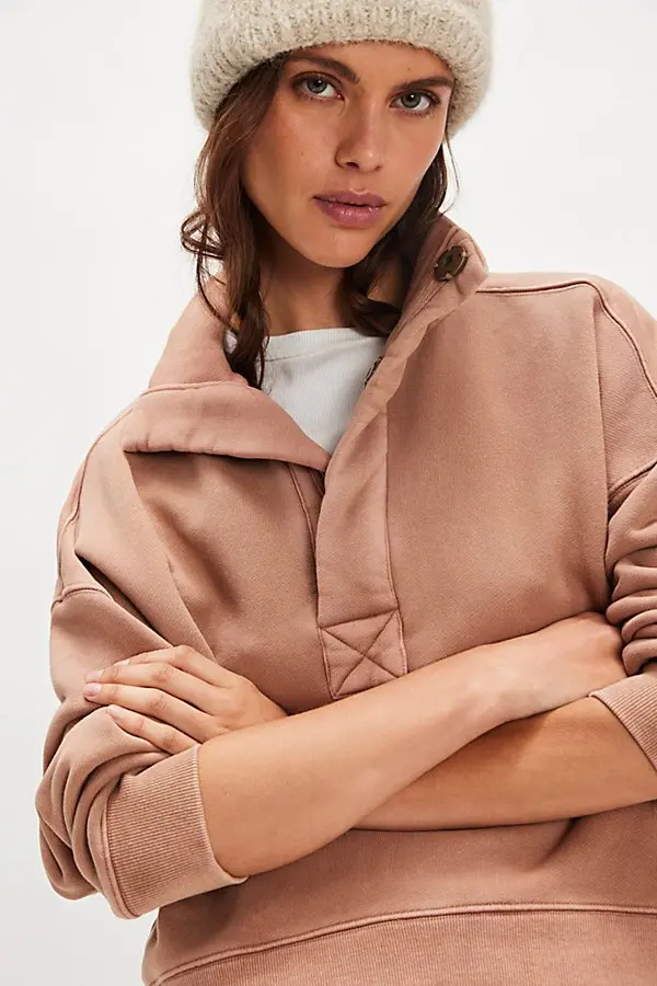 Free People We The Free Timeless Pullover - Stucco