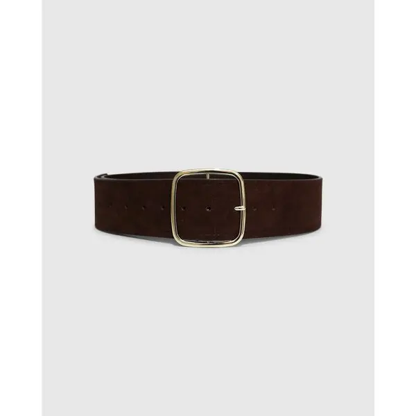 BELLE & BLOOM High Time Suede Belt - Brown