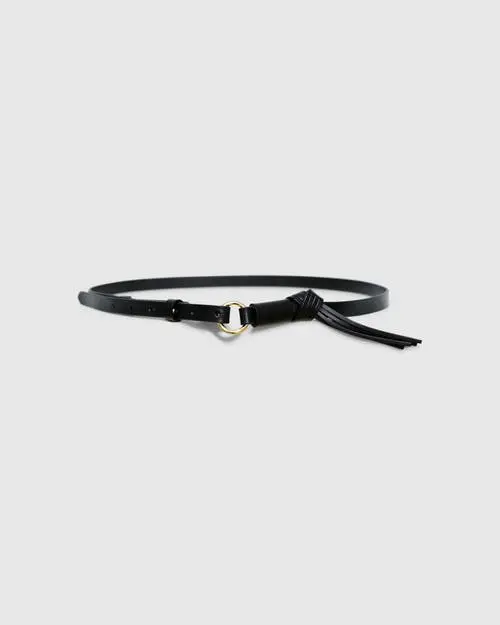 BELLE & BLOOM Skinny Leather Belt