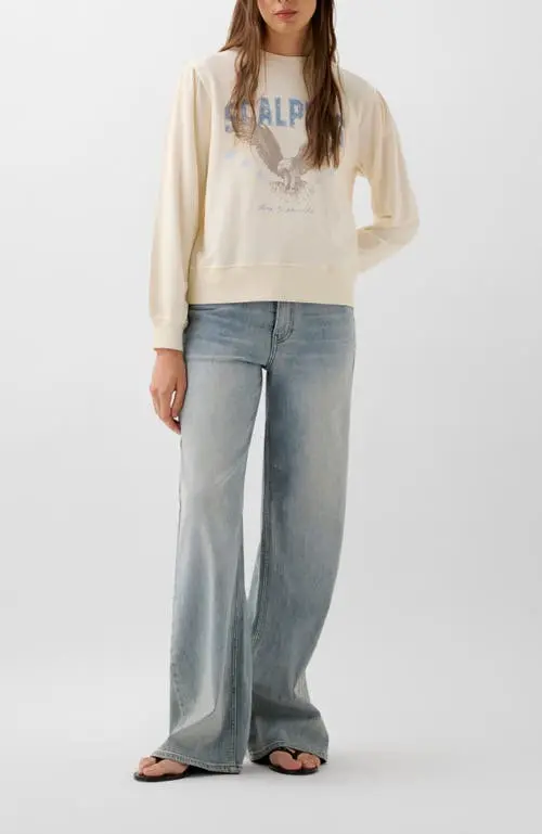 SCALPERS Sceagle Printed Sweatshirt - Ecru