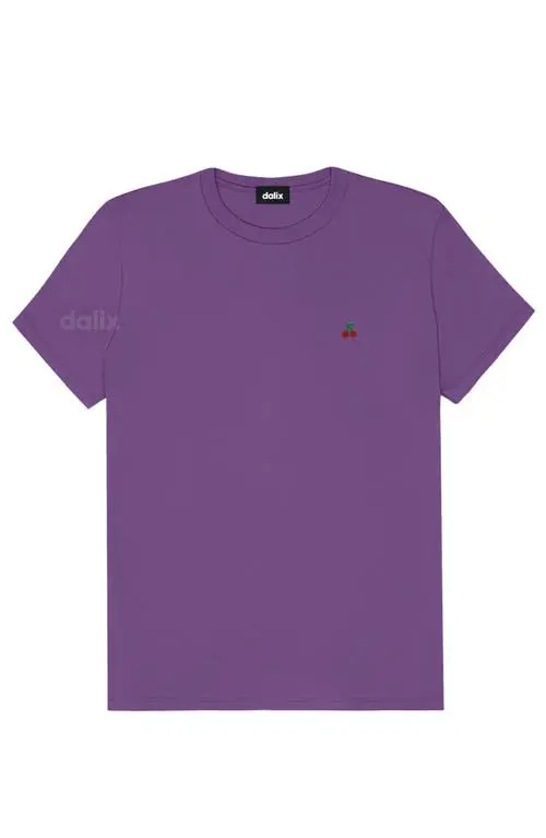 DALIX Lil Cherry Jersey Tee - Purple