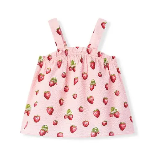 MILKBARN Ruffle Tank And Pant Set - Strawberry