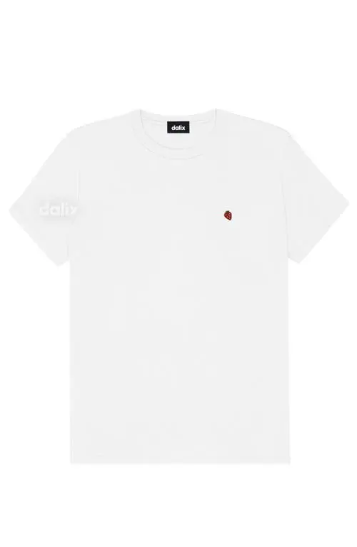 DALIX Lil Strawberry Jersey Tee - White