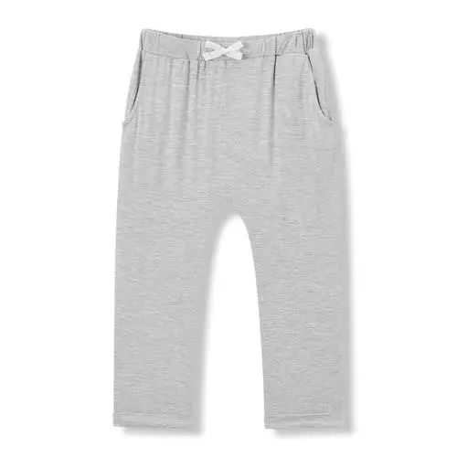 MILKBARN Luxe Solid Jogger - Grey Melange