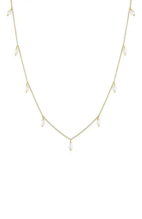 UNTAMED PETALS Angelica Pearl Necklace - Gold