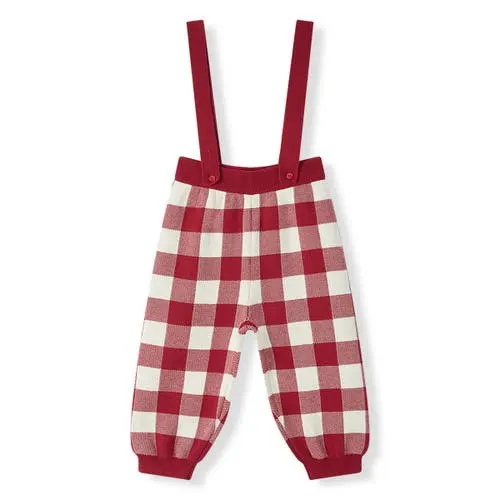 MILKBARN Knit Suspender Pants