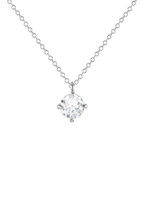 UNTAMED PETALS Joelle Crystal Pendant - Silver