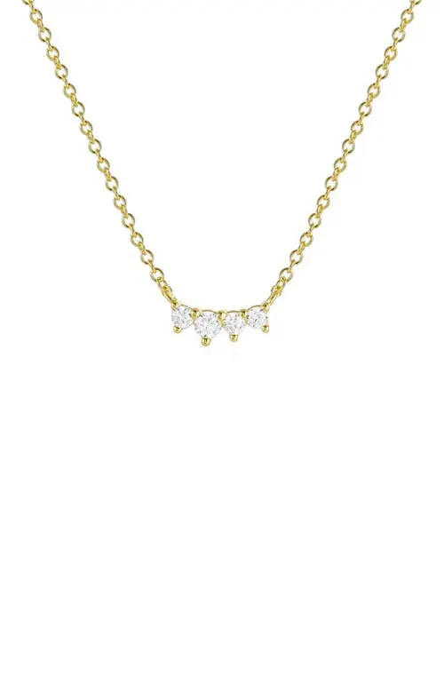 UNTAMED PETALS Annie Crystal Necklace - Gold