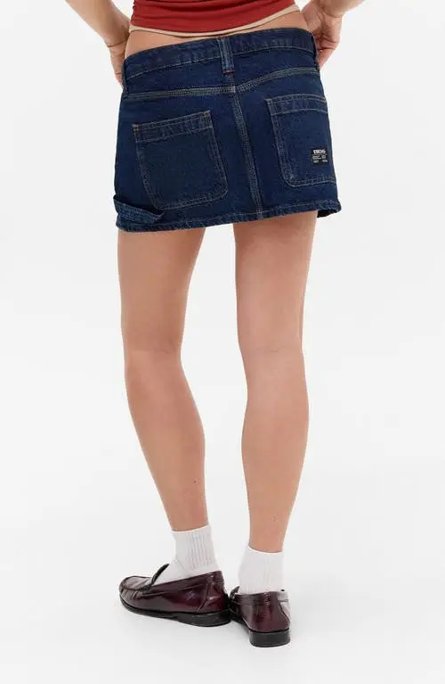 BDG URBAN OUTFITTERS Carpenter Denim Miniskirt - Rinse
