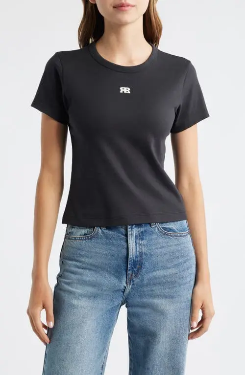 Rag & Bone Mia Logo Baby Tee