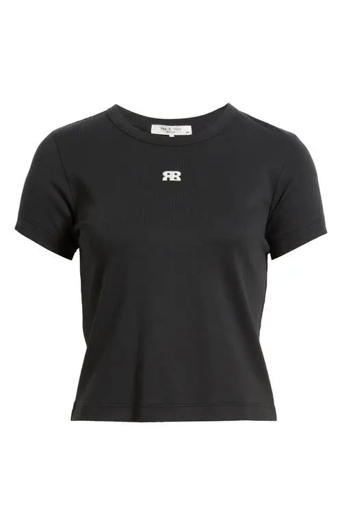 Rag & Bone Mia Logo Baby Tee