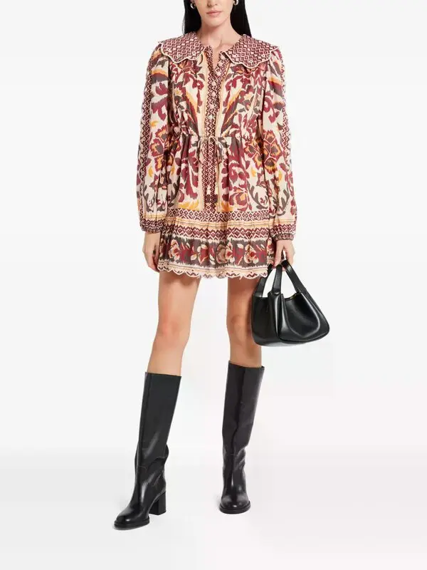 Farm Rio Printed Mini Dress