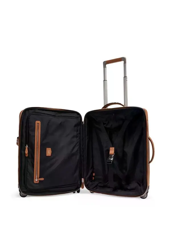 LANCEL Leather Suitcase With Logo Plaque