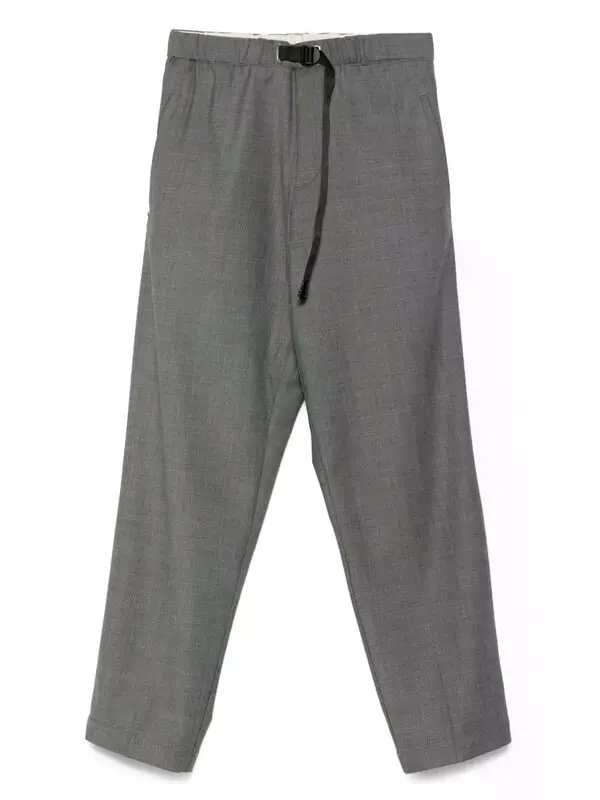 WHITE SAND Drawstring-fastening Trousers
